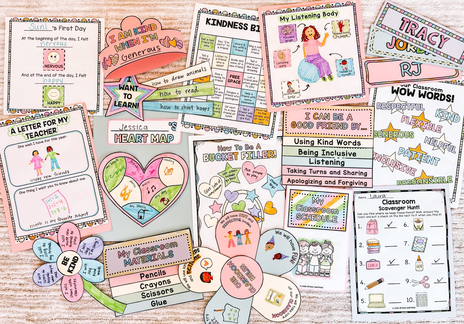 21 Amazing Ideas For Activities On The First Day Of School - Love Grows ...