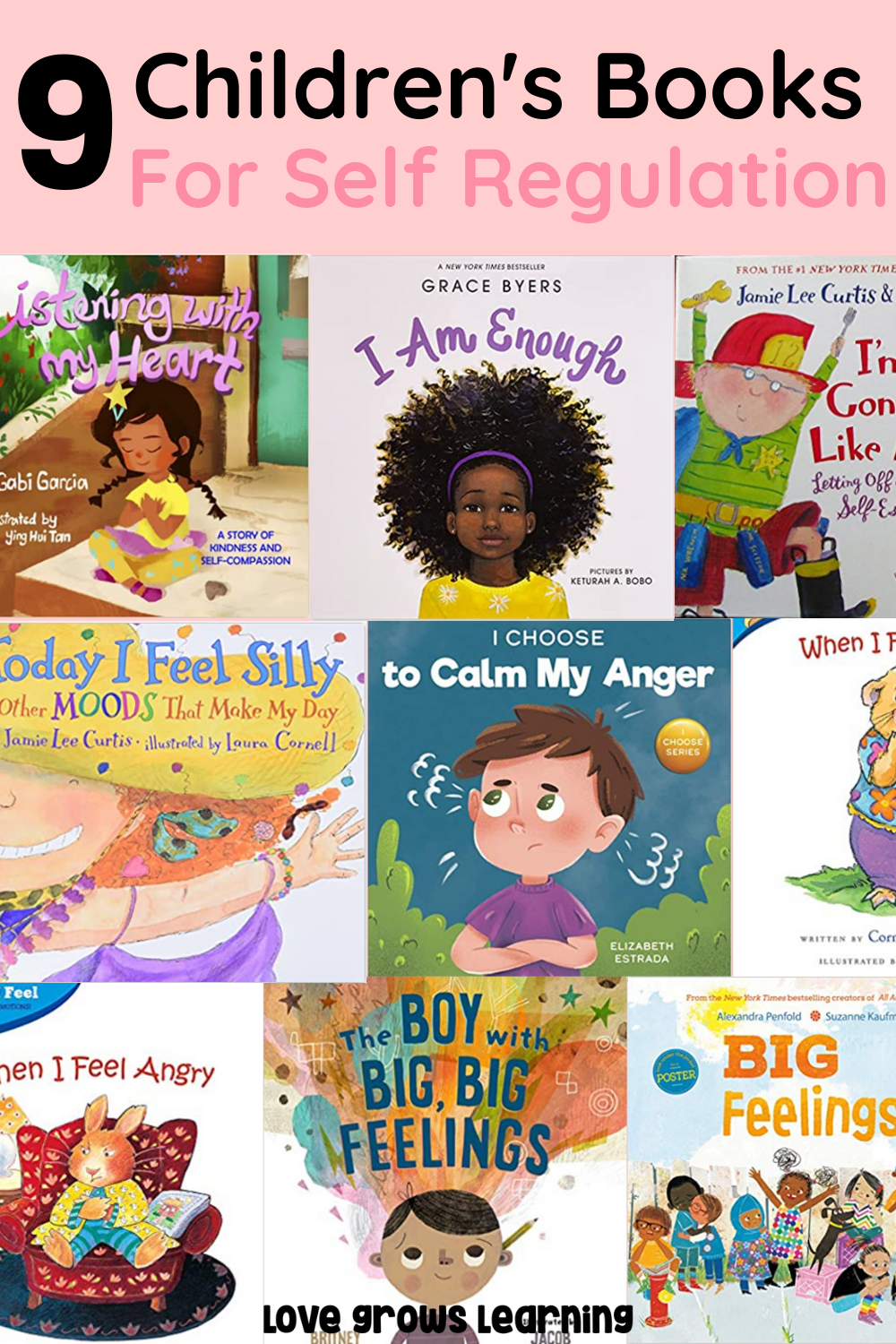 9 Amazing Children's Books For Self Regulation In Learning Environments ...