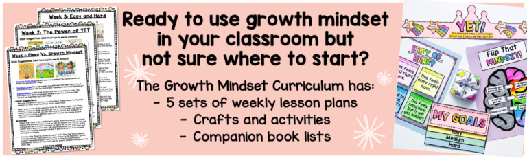 The Best Growth Mindset Classroom Ideas For Primary Grades - Love Grows ...
